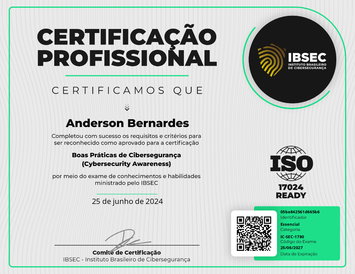 IBSEC CERTS